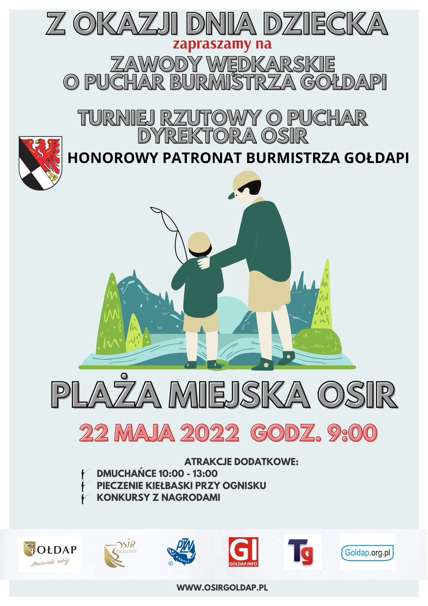 Zawody wędkarskie – Honorowy Patronat Burmistrza Gołdapi. – OSiR Gołdap ...